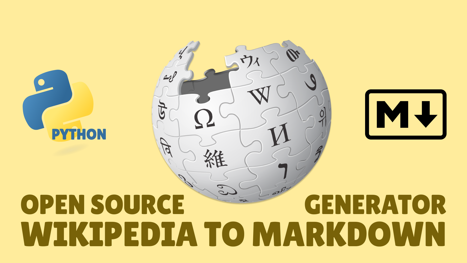 Open Source Wikipedia To Markdown Generator Software Blog Eric David Smith 